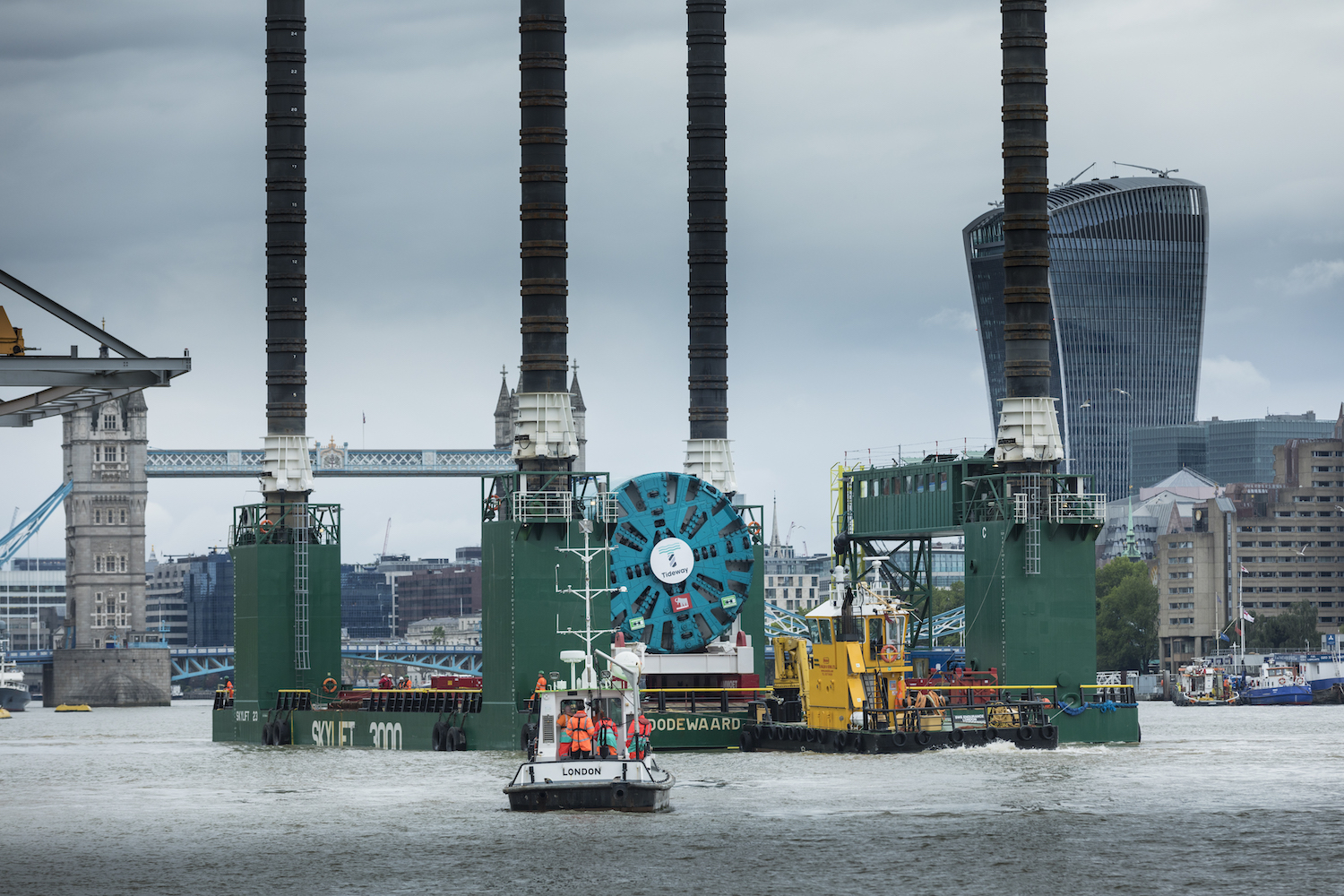 Tideway | TBM Selina set to arrive by river in London
